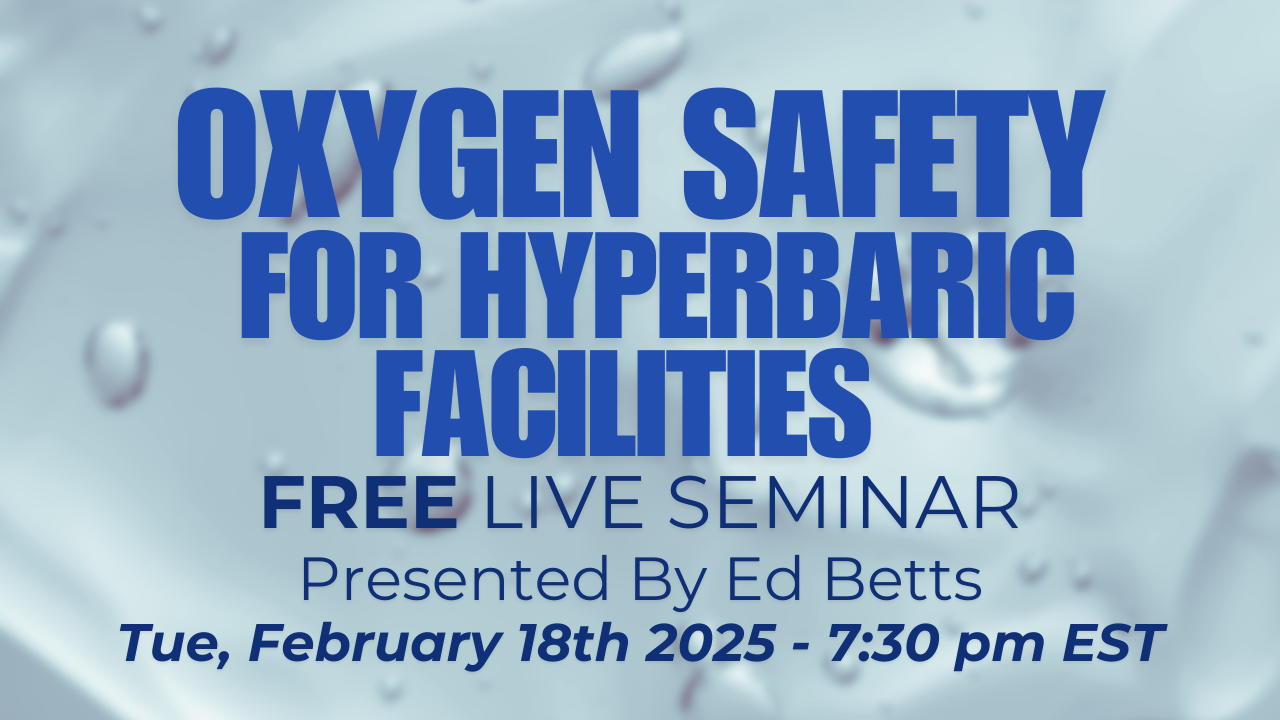 Oxygen Safety For Hyperbaric Facilities – Feb/18/2025 - ANDI International